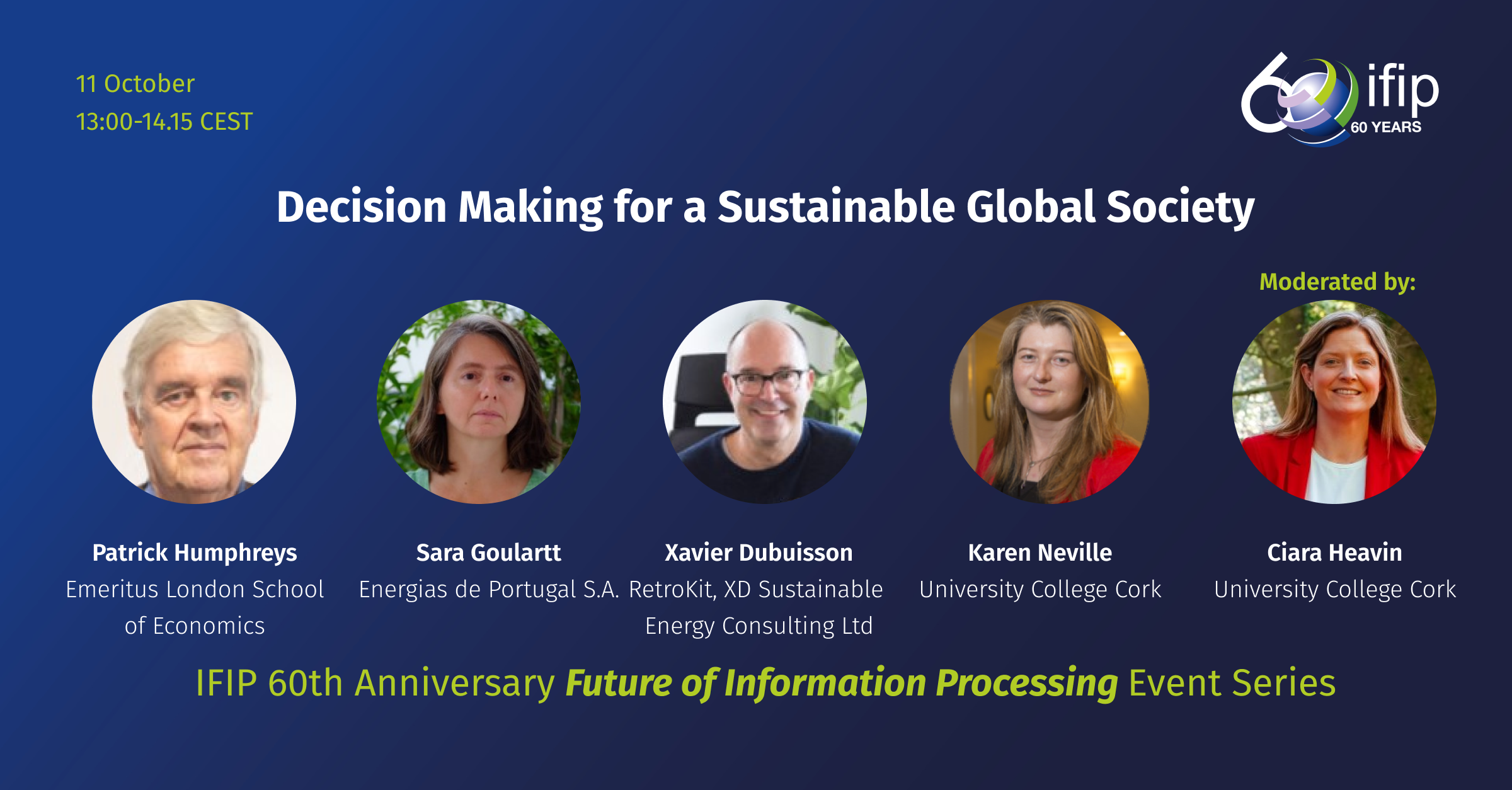 Decision Making for a Sustainable Global Society | Dataföreningen